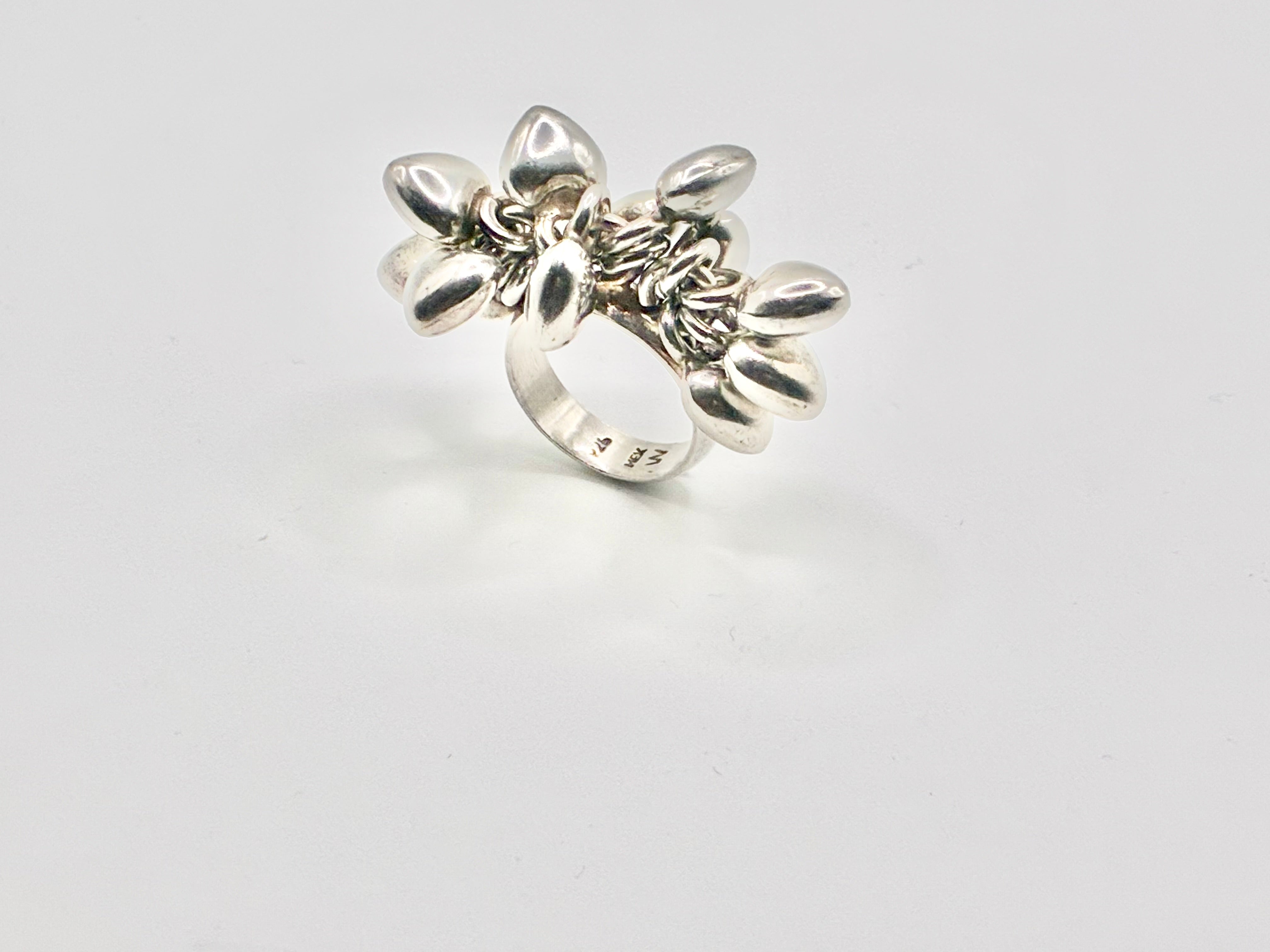 Sterling Silver 925 Mexican Ring – Size 6.5 – GemQuestCo